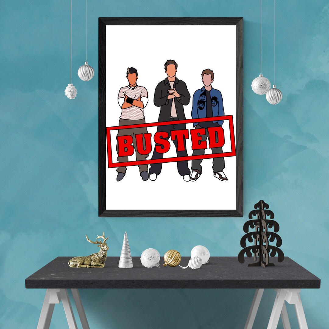 Busted Band, Digitally Drawn Art Print. Multiple Sizes. - Etsy