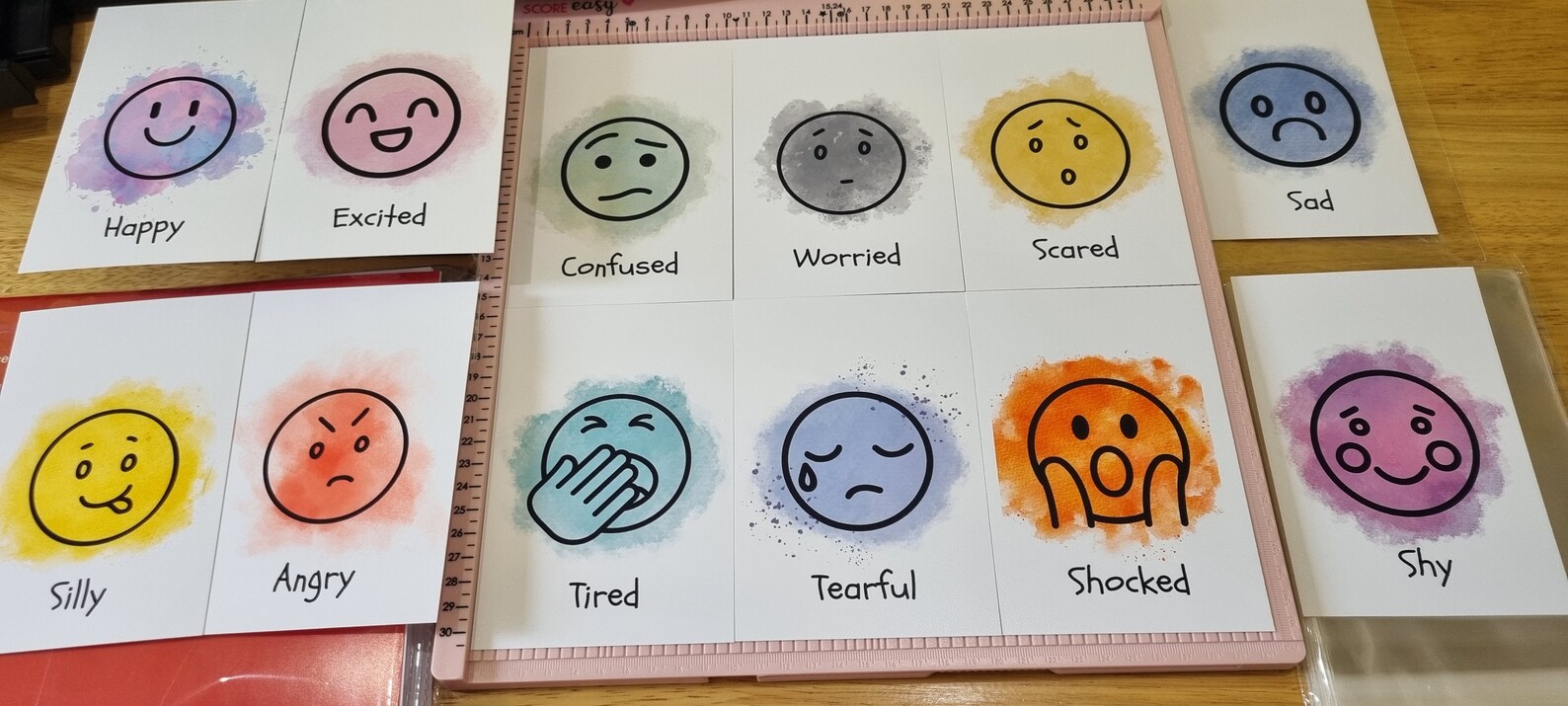 Instant Download. Kids Emotion/feelings Cards. 4x6inch, Set of 12 Cards ...