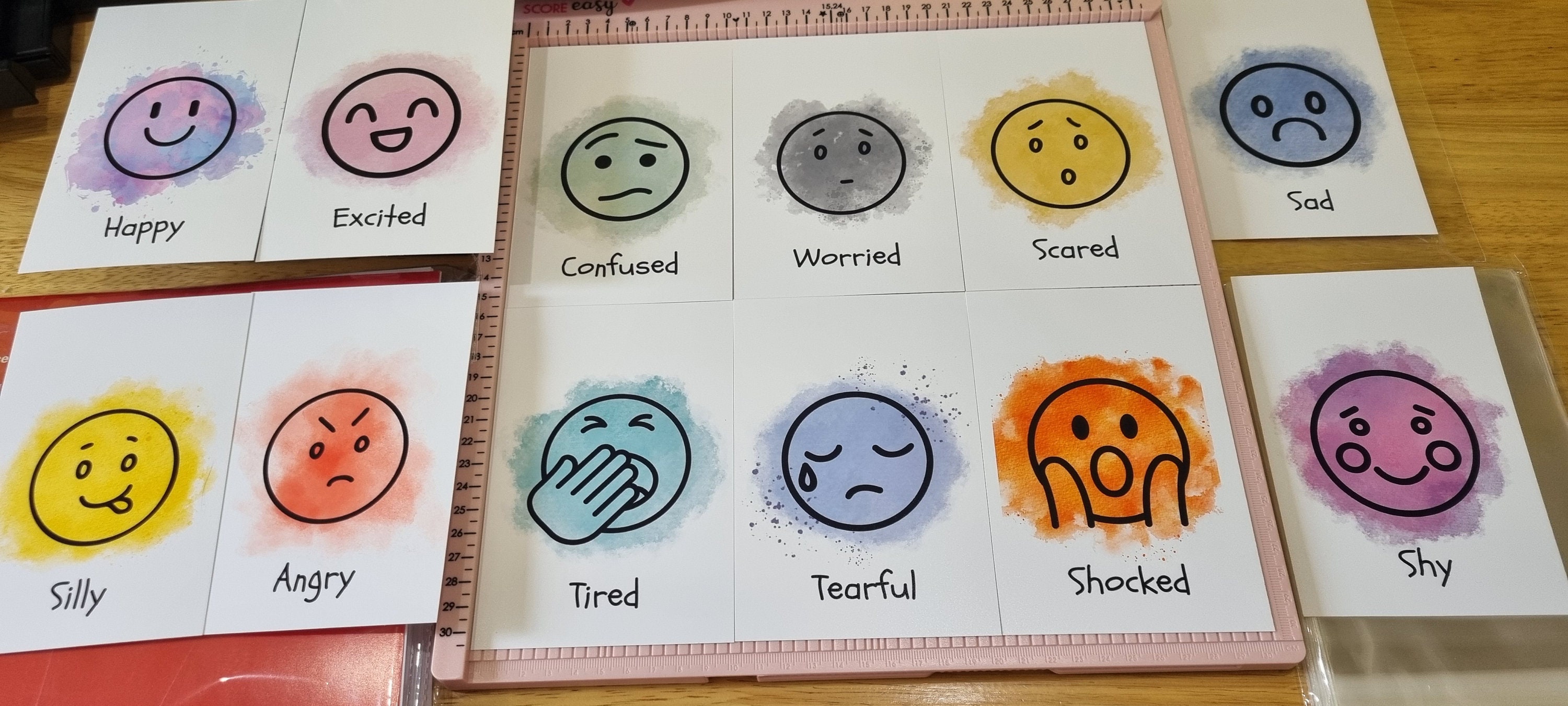 Instant Download. Kids Emotion/feelings Cards. 4x6inch, Set of 12 Cards ...