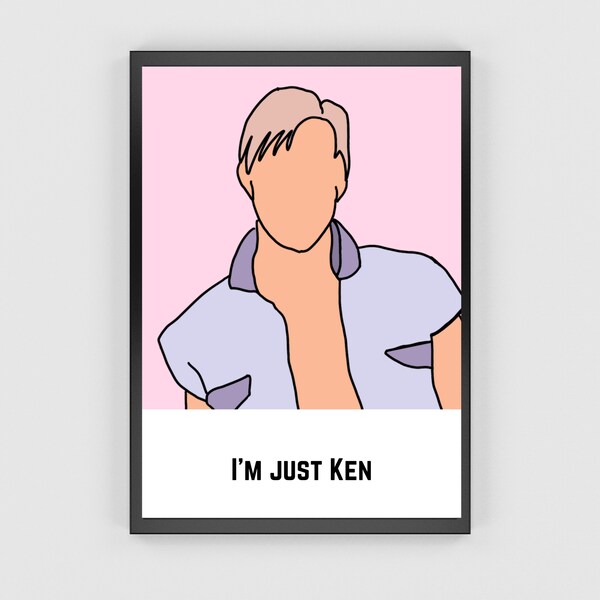 Ryan Gosling Ken Poster - Etsy