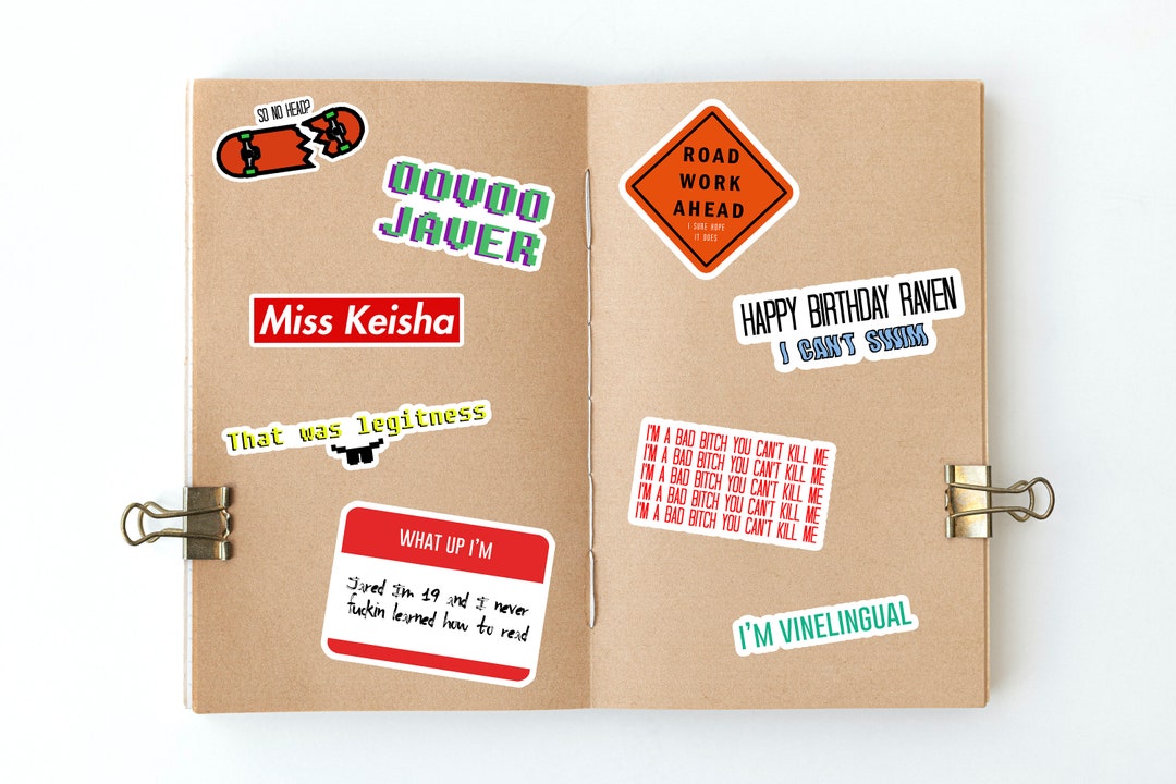 Iconic Vine Stickers Vine Decals Laptop Decals Funny Rip Vine - Etsy