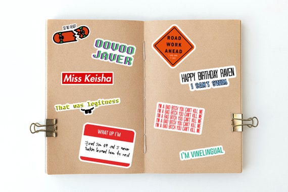 Iconic Vine Stickers Vine Decals Laptop Decals Funny | Etsy