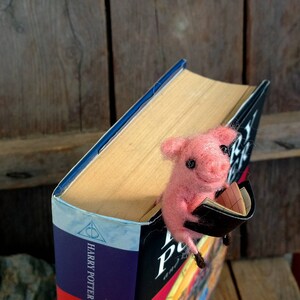 Piglet Bookmark, Sweet Pig Gift. Book Lovers Gift, Felt Bookmark ...