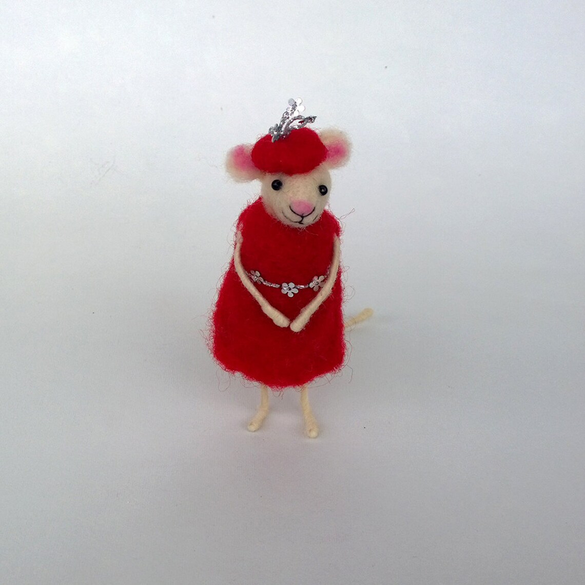 Christmas Felt Mouse Whimsical Mice Cute Mouse Waldorf Xmas | Etsy