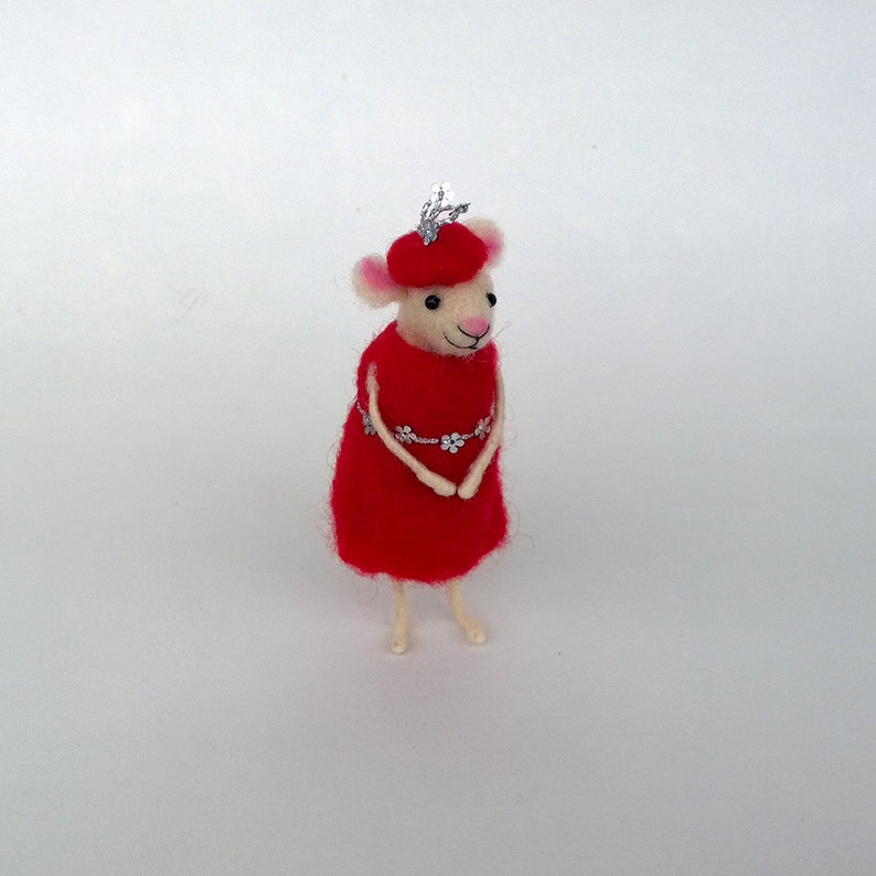 Christmas Felt Mouse Whimsical Mice Cute Mouse Waldorf Xmas - Etsy