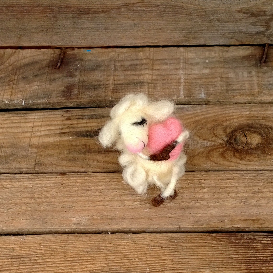 Valentines Day Gift Miniature Lamb Mother's Day Gift Sheep - Etsy