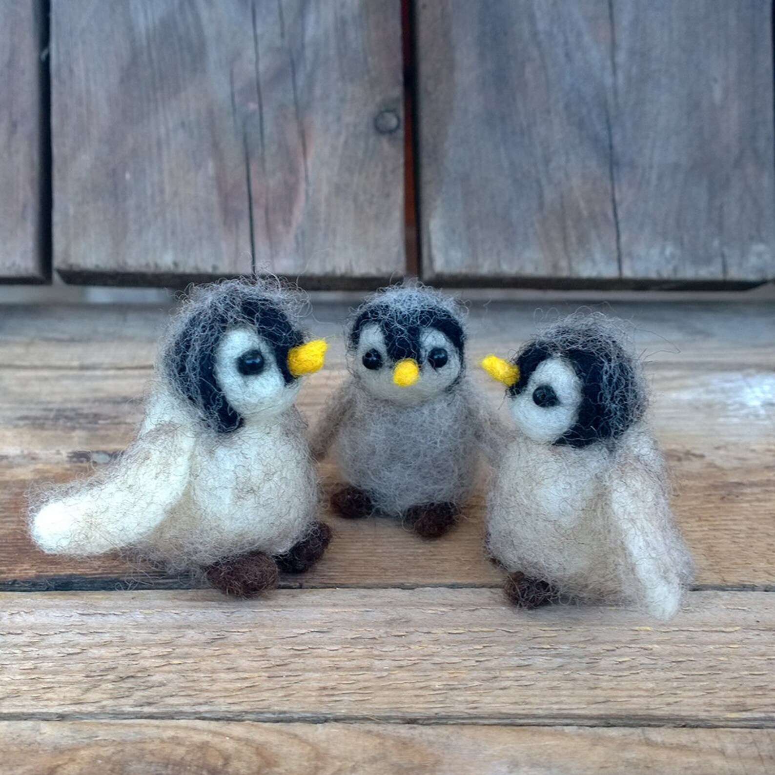 Felted Miniature Penguin Baby Penguin Needle Felt Animal - Etsy