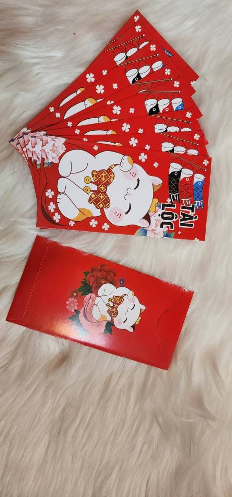 50 Pieces Lucky Money Envelopes Bao Li Xi Mix Designs - Etsy