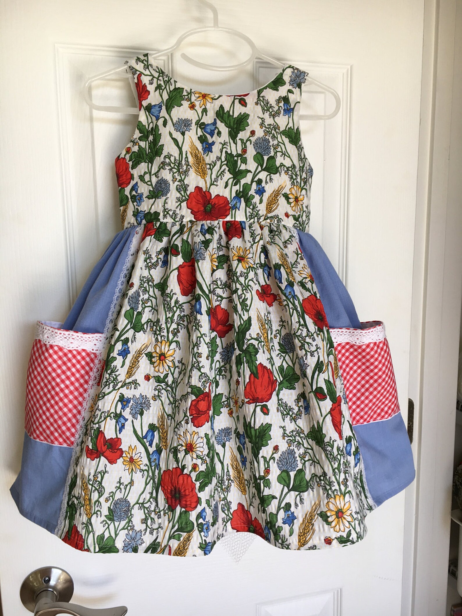 Poppy Field Dress Birthday Party Dress Portrait Special - Etsy