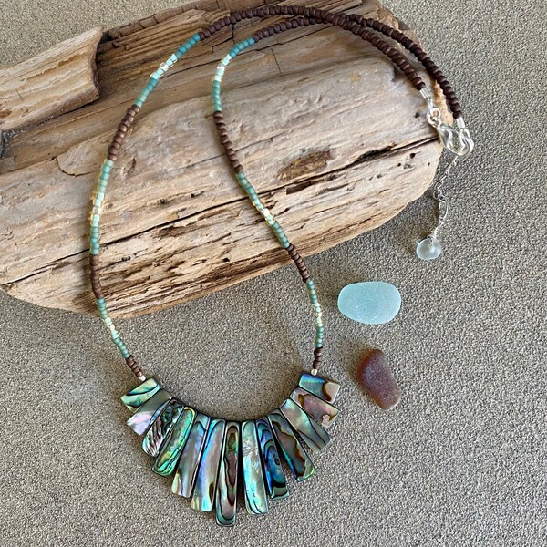 Abalone Necklace - Etsy
