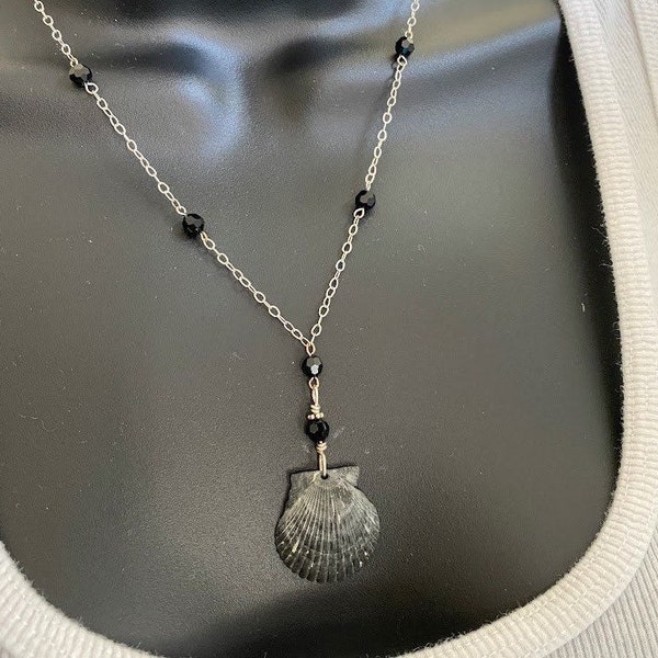 Scallop Shell Necklace - Etsy
