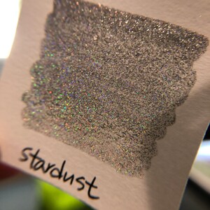 Stardust Handmade Watercolor Paints Holographic - Etsy