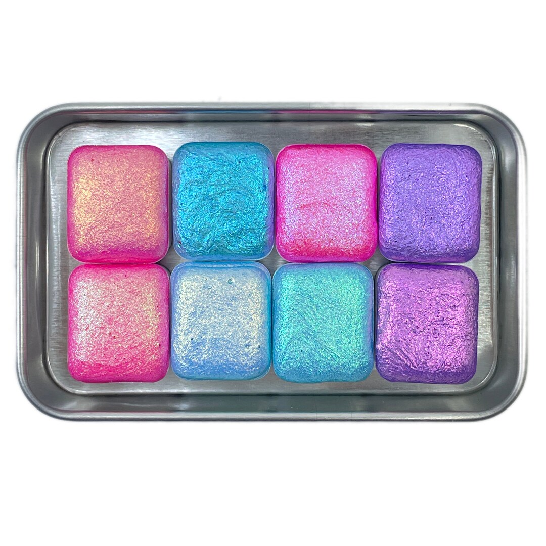 Disney Princess Half Set Handmade Color Shift Shimmer Watercolor Paint ...