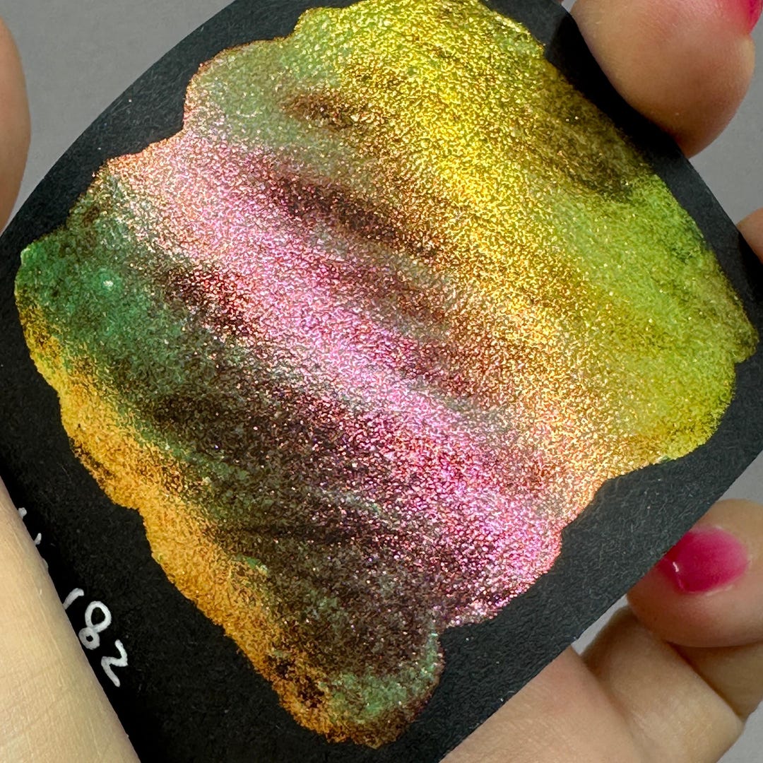 No.182 Half Tropical Series Handmade Super Color Shift Watercolor Paint ...