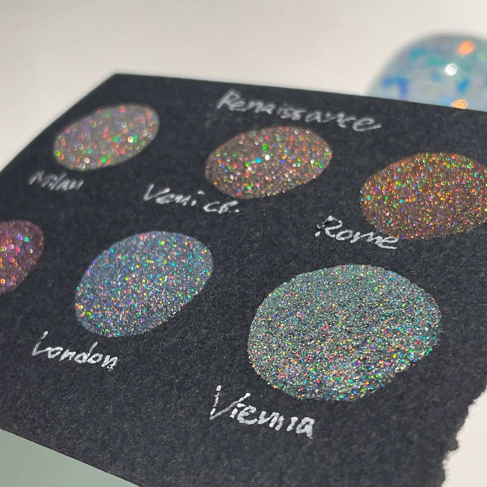 Half Renaissance Series Handmade Colored Hologram Sparkle - Etsy