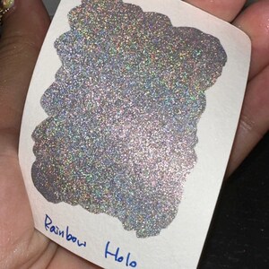 Rainbow Holo Handmade Watercolor Paints Holographic Full/half/quarter ...