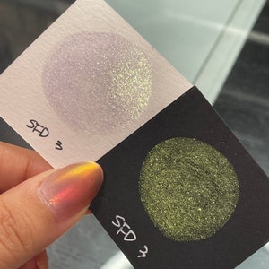 Half Shiny Fairy Dust Set for Handmade Color Shift Watercolor Paints - Etsy