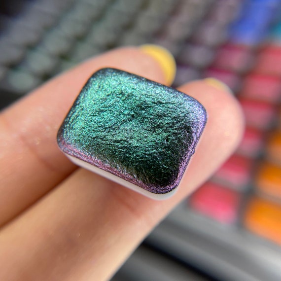 No. 24 Pearl Color Shift Watercolor Paint Half/quarter/mini - Etsy