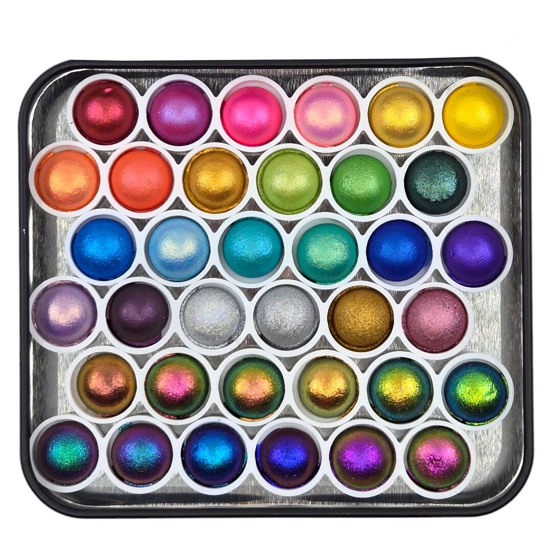 Vol.2 Magical Drop Tiny Sampler Set Handmade Shimmer Hologram Color ...