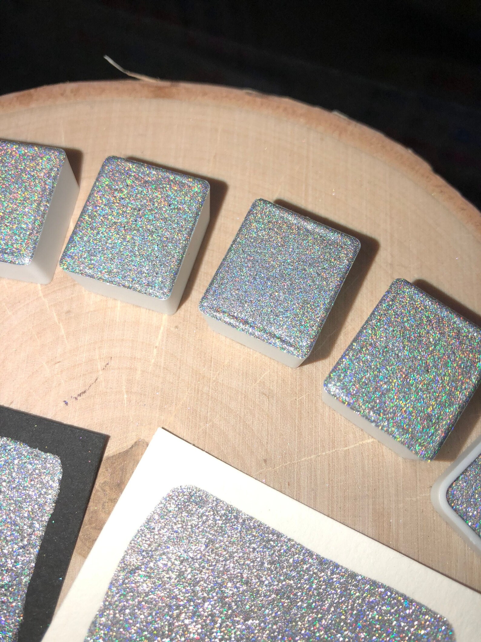 Rainbow Holo Handmade Watercolor Paints Holographic - Etsy