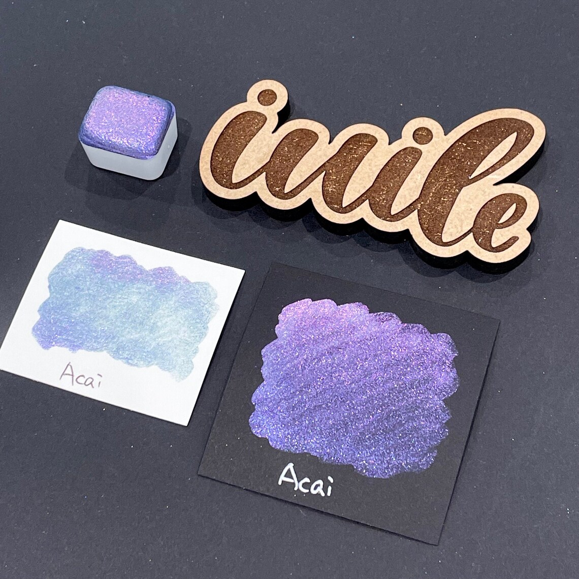 Acai Purple Half Pan Fruits Basket Colorshift Handmade Shimmer - Etsy