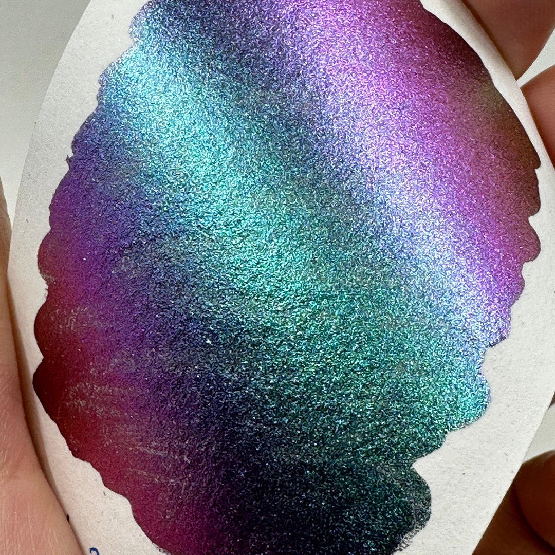 No. 23 Pearl Color Shift Watercolor Paint Half/quarter/mini - Etsy