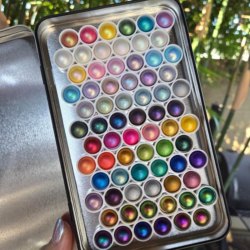 Shimmer Mica Watercolors - Etsy