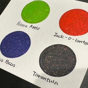 Hocus Pocus Halloween 2023 Handmade Shimmer Neon Glittery Watercolor ...