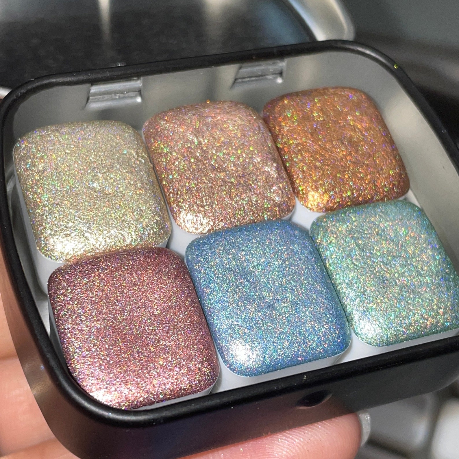 Half Renaissance Series Handmade Colored Hologram Sparkle - Etsy