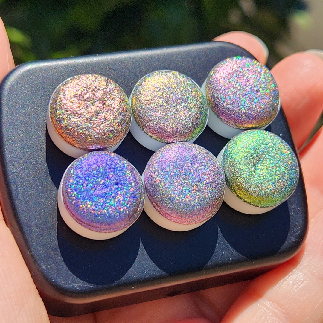 Button Perfection Set Hologram Super Color Shift Chrome - Etsy
