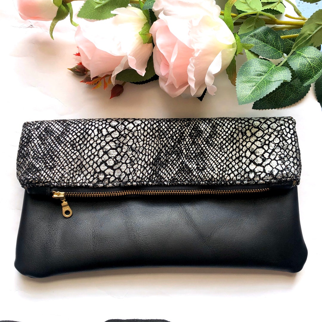 Folded Purse/large Clutch/animal Print - Etsy