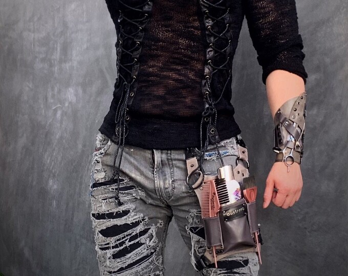 Leg Harness // Leg Holster // Steampunk Harness // Leg Purse - Etsy