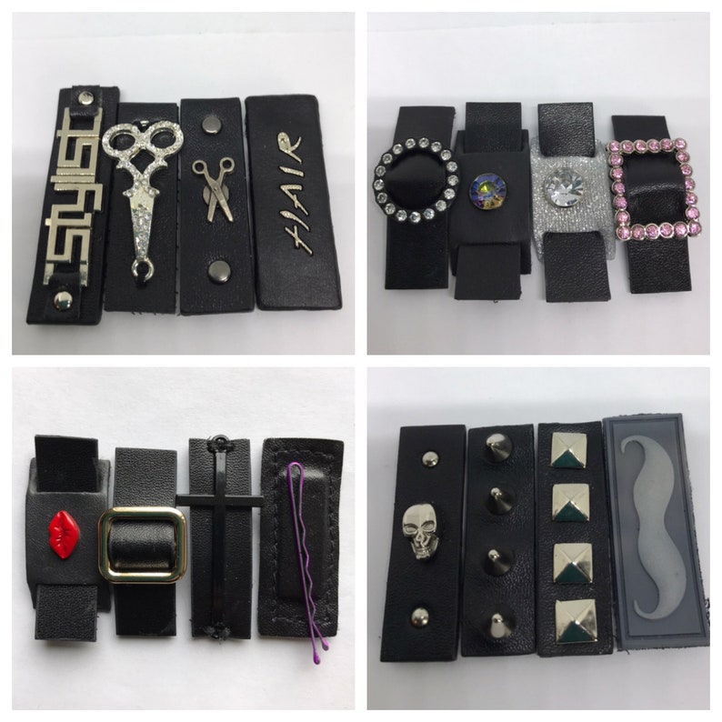 Magnetic Gauntlet for Shears // Metallic Silver Leather // Bracer for ...