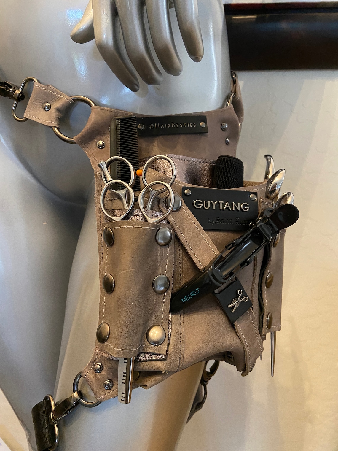 Leg Harness // Leg Holster // Steampunk Harness // Leg Purse - Etsy