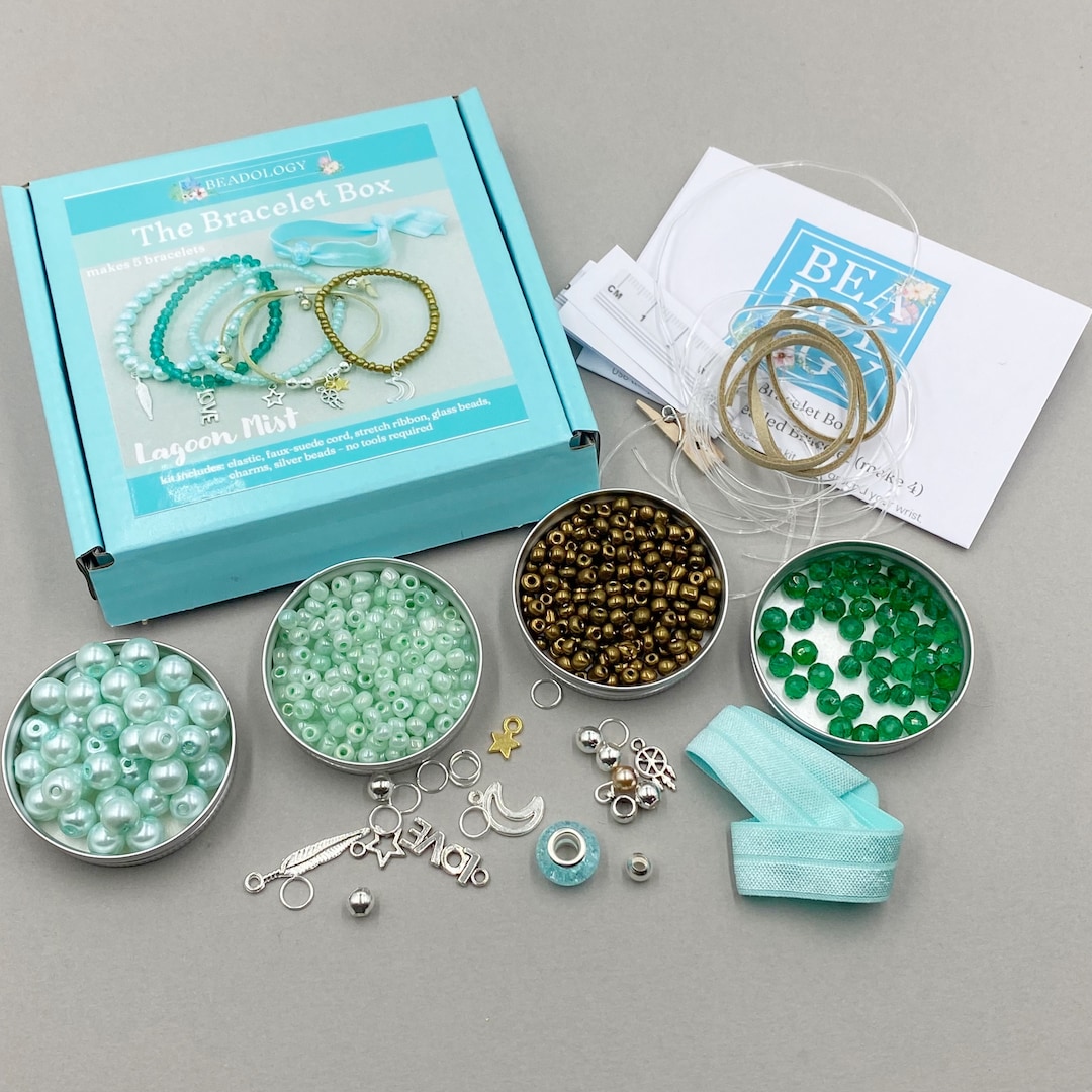 Bracelet Making Kit for Teens/adults - Lagoon Mist. A Creative Gift ...