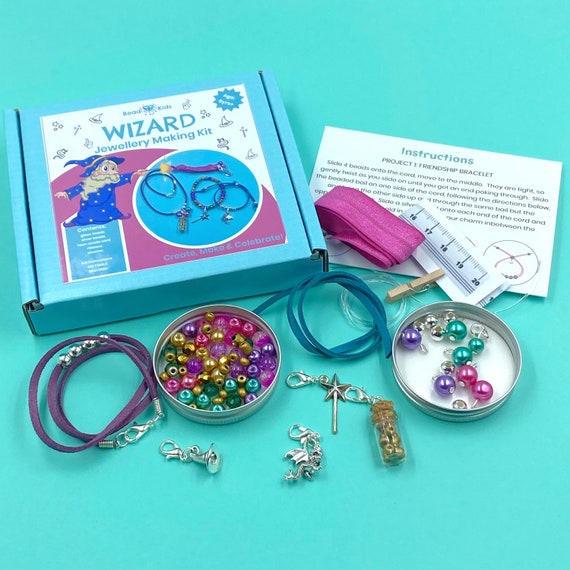 Wizard Jewellery Making Craft Kit for Children by Bead-Kids Jewellery ...