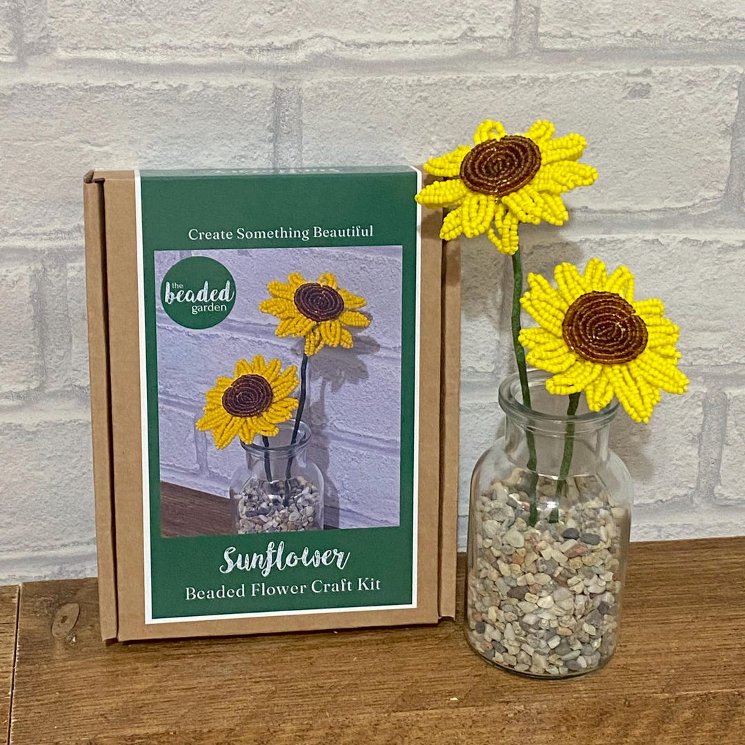 Sunflowers. Bead Craft Kit for Adults. A Creative Gift Idea. - Etsy