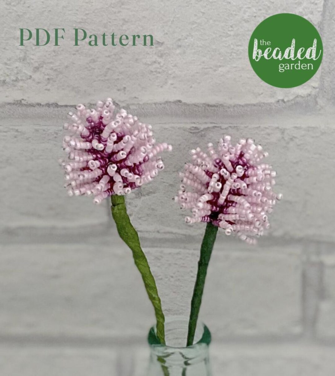 Clover - PDF Pattern Only - Beaded Flower Tutorial - Etsy