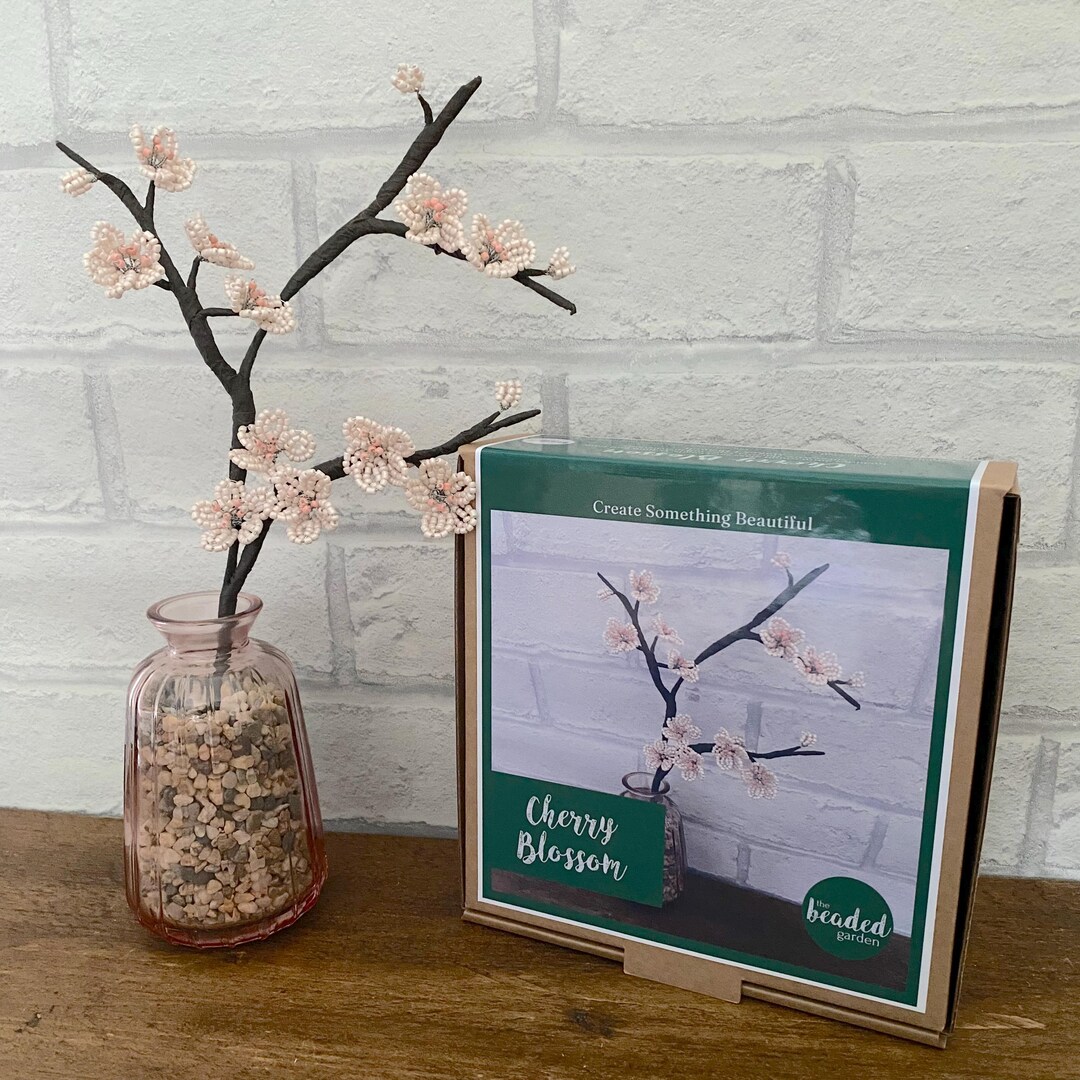 Beaded Cherry Blossom Branch Craft Kit - DIY Floral Hobby - Etsy