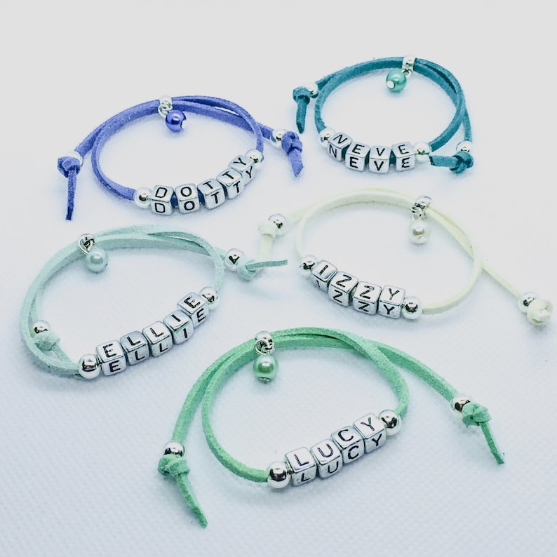 Personalised Name Friendship Bracelets for Children's | Etsy