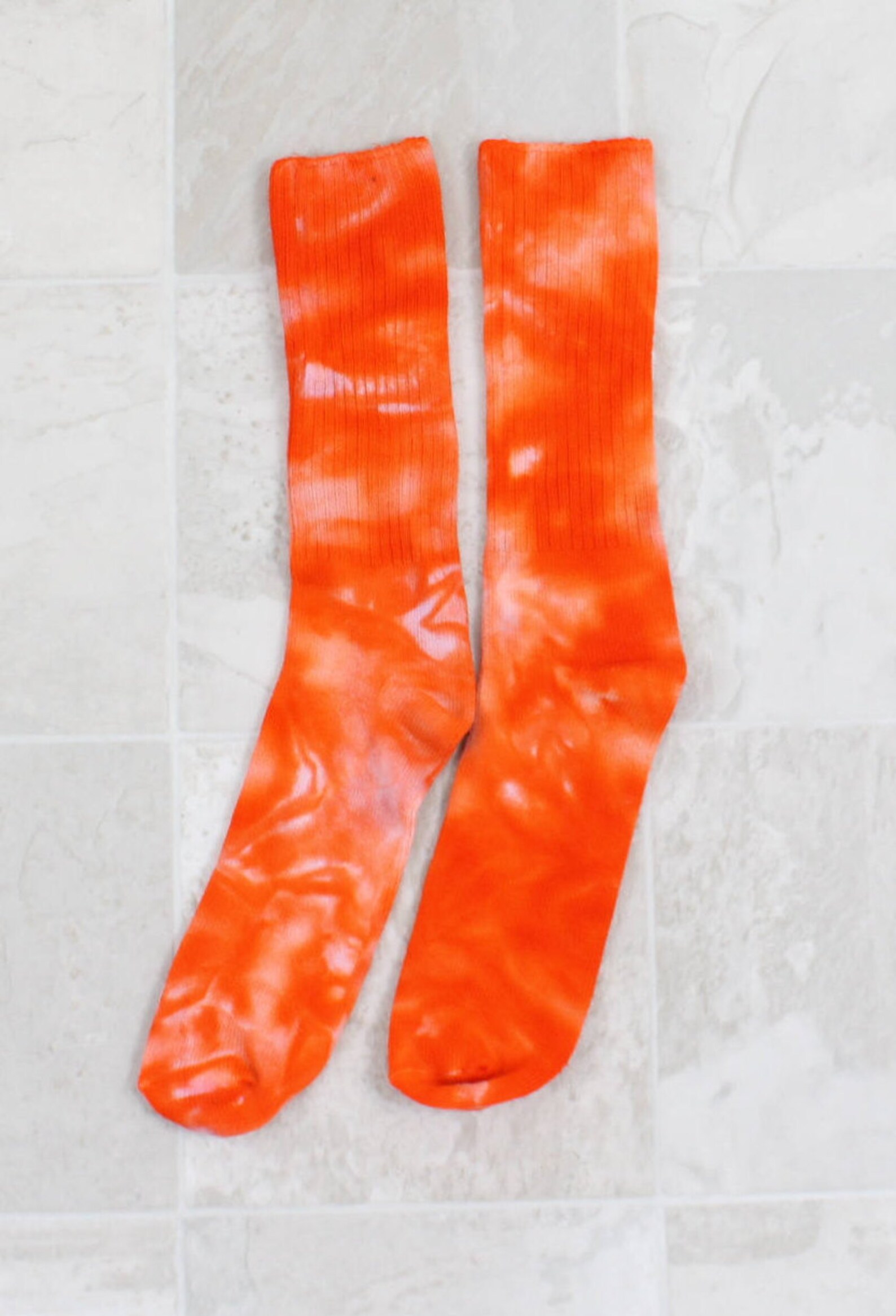 Bamboo Socks Rainbow Rayon Tube Socks Hand Dyed Socks Tie - Etsy