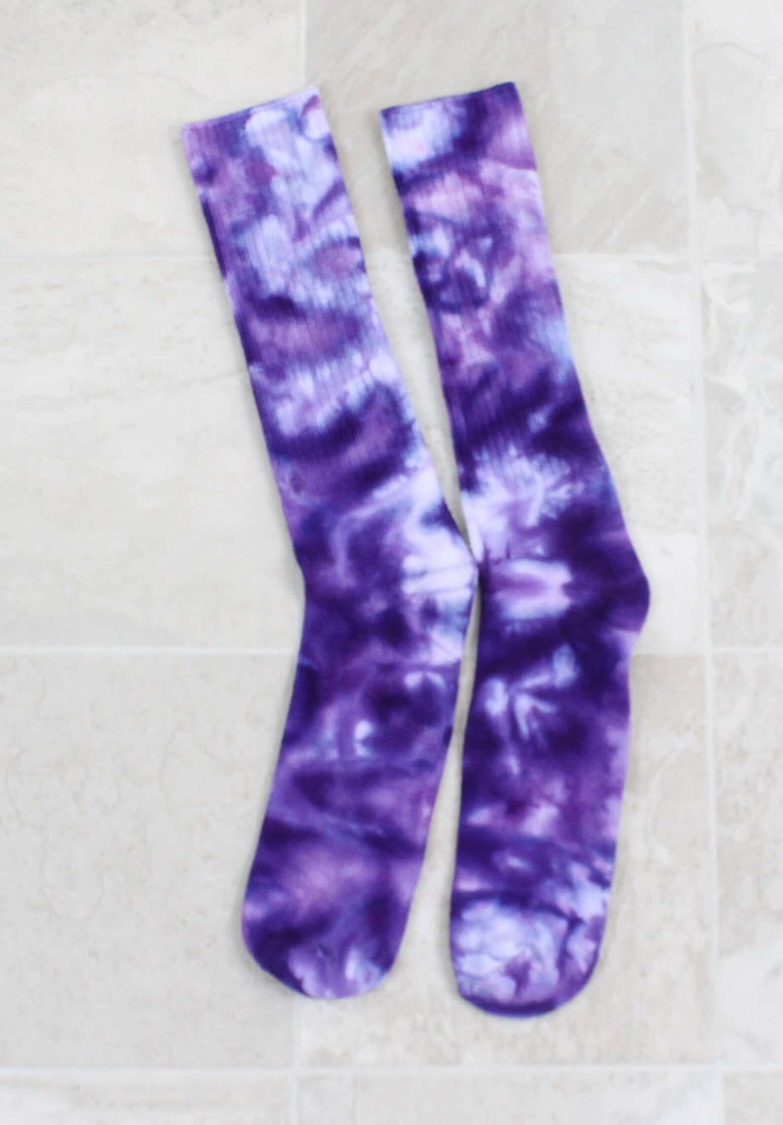 Bamboo Socks, Rainbow Rayon Tube Socks, Hand Dyed Socks, Tie Dye Socks ...