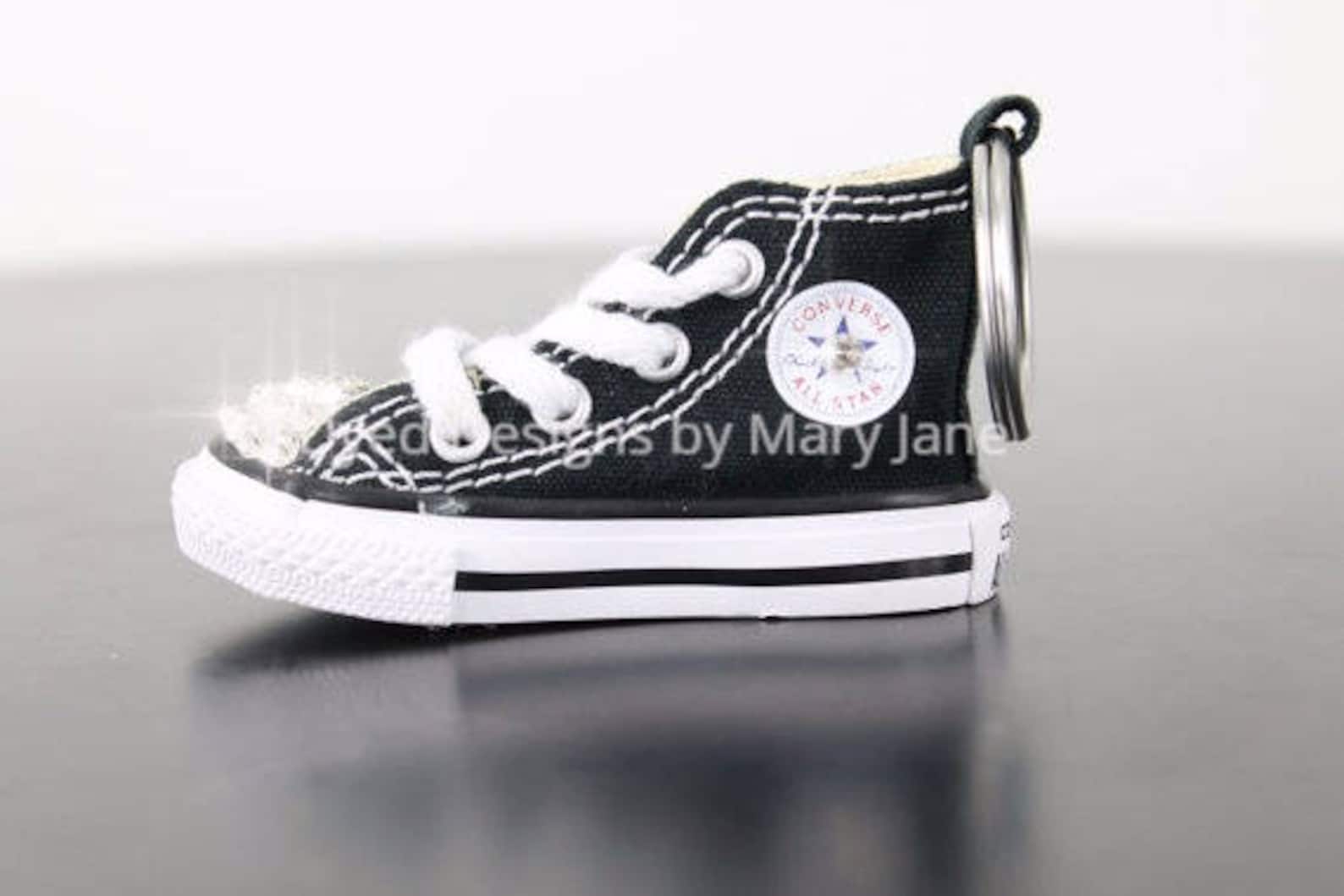 Converse Key Chain-swarovski Crystal Shoe-bling Key Chain-back | Etsy