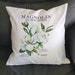 Magnolia Flower Pillow Magnolia De Printemps Pillow - Etsy