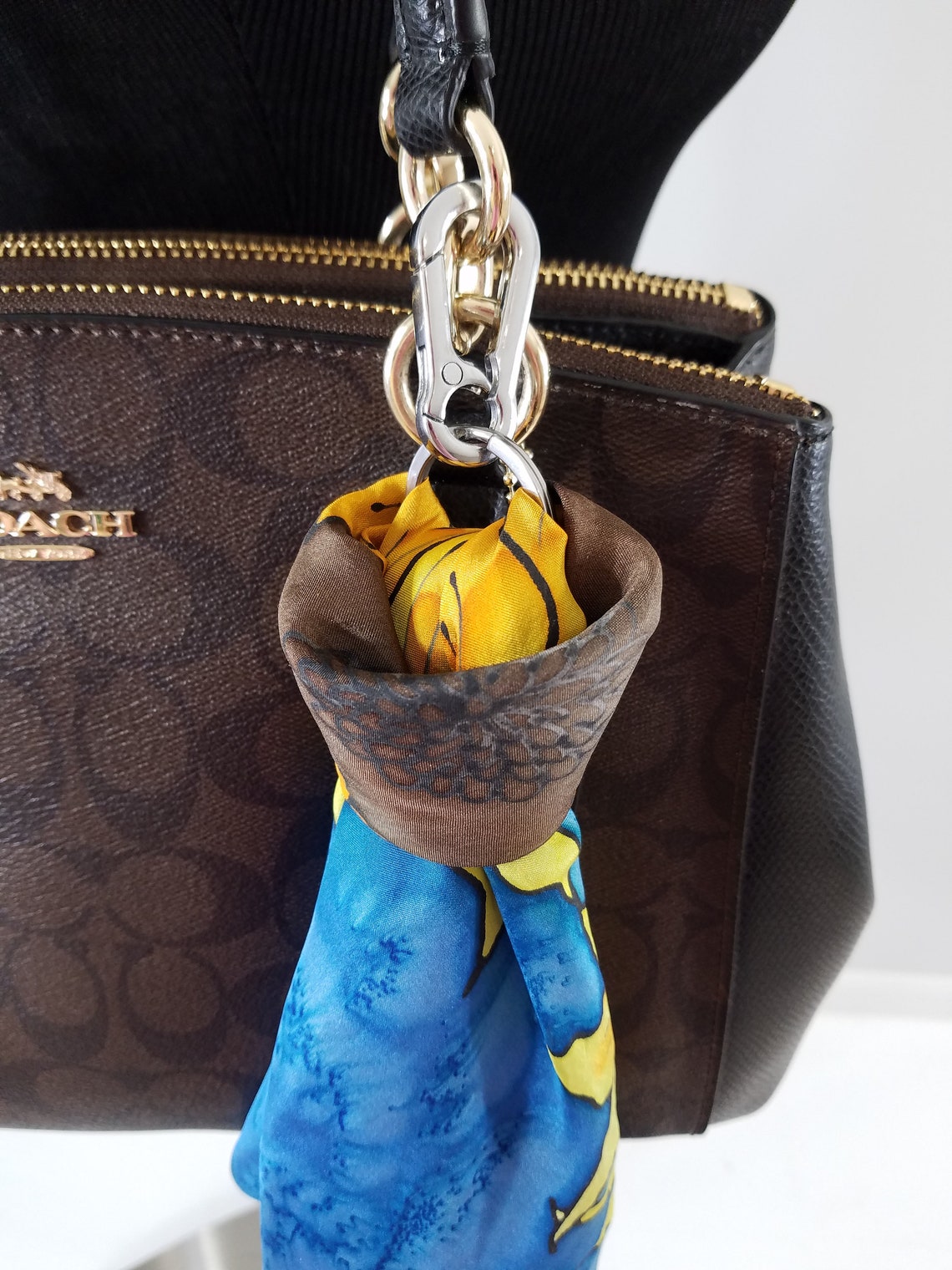 Silver Toned Metal Carabiner Clip Key Ring Key Chain Key | Etsy