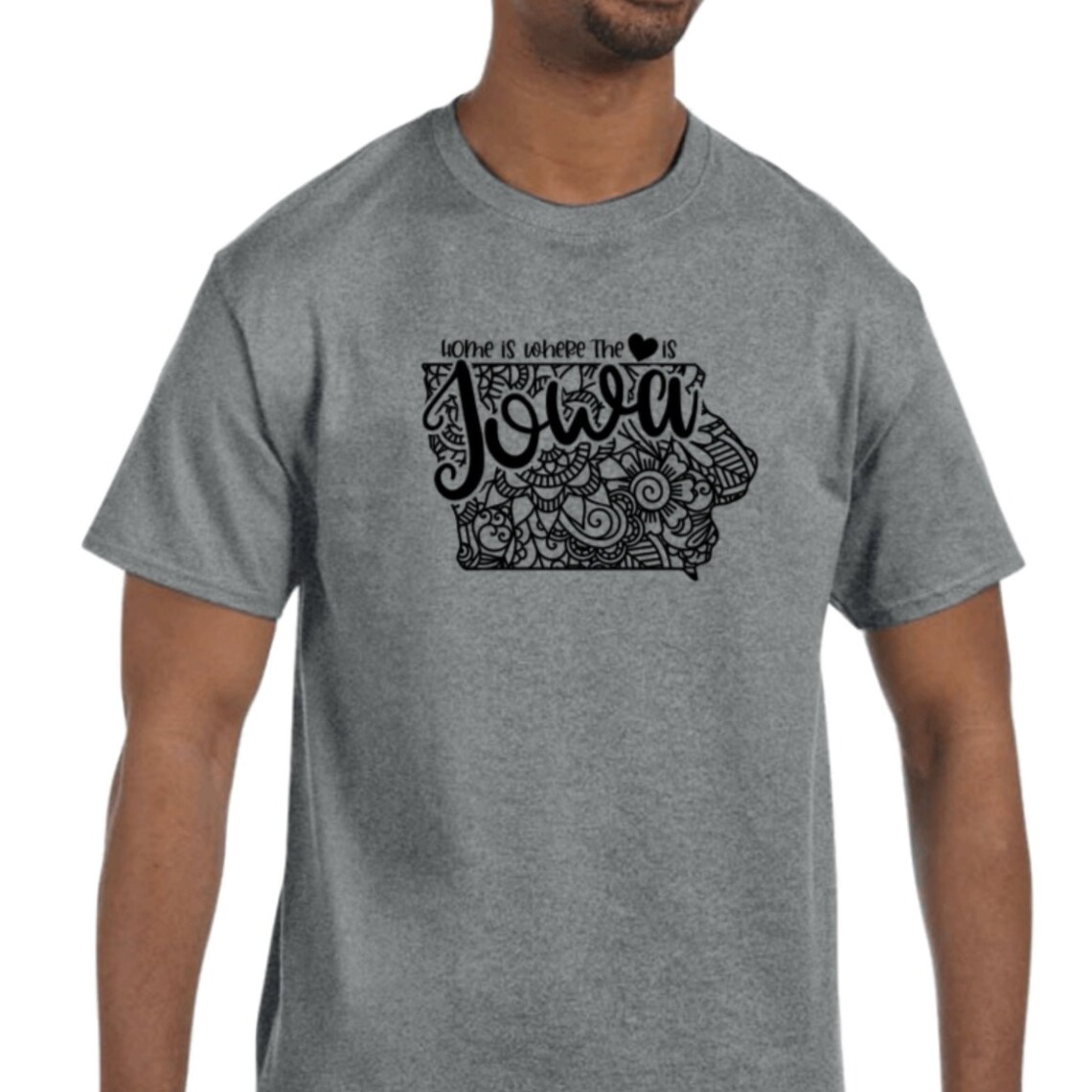 I Love Iowa Shirt, I Heart Iowa Graphic T, States Graphic T, 50 State T ...