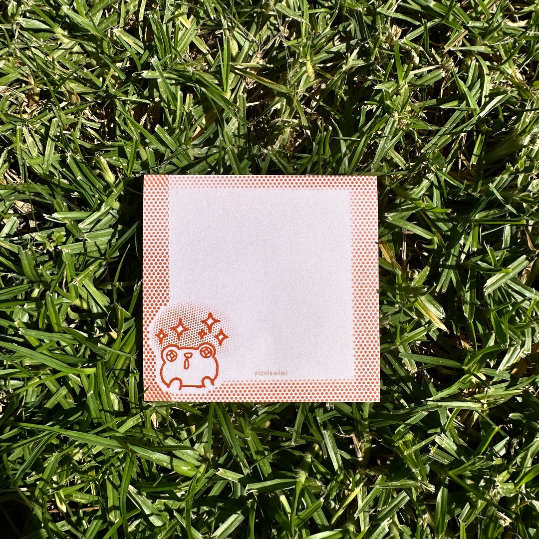 Foodie Frog Sticky Note / Post-it / Cute Kawaii Paper Stationery/ Fun ...