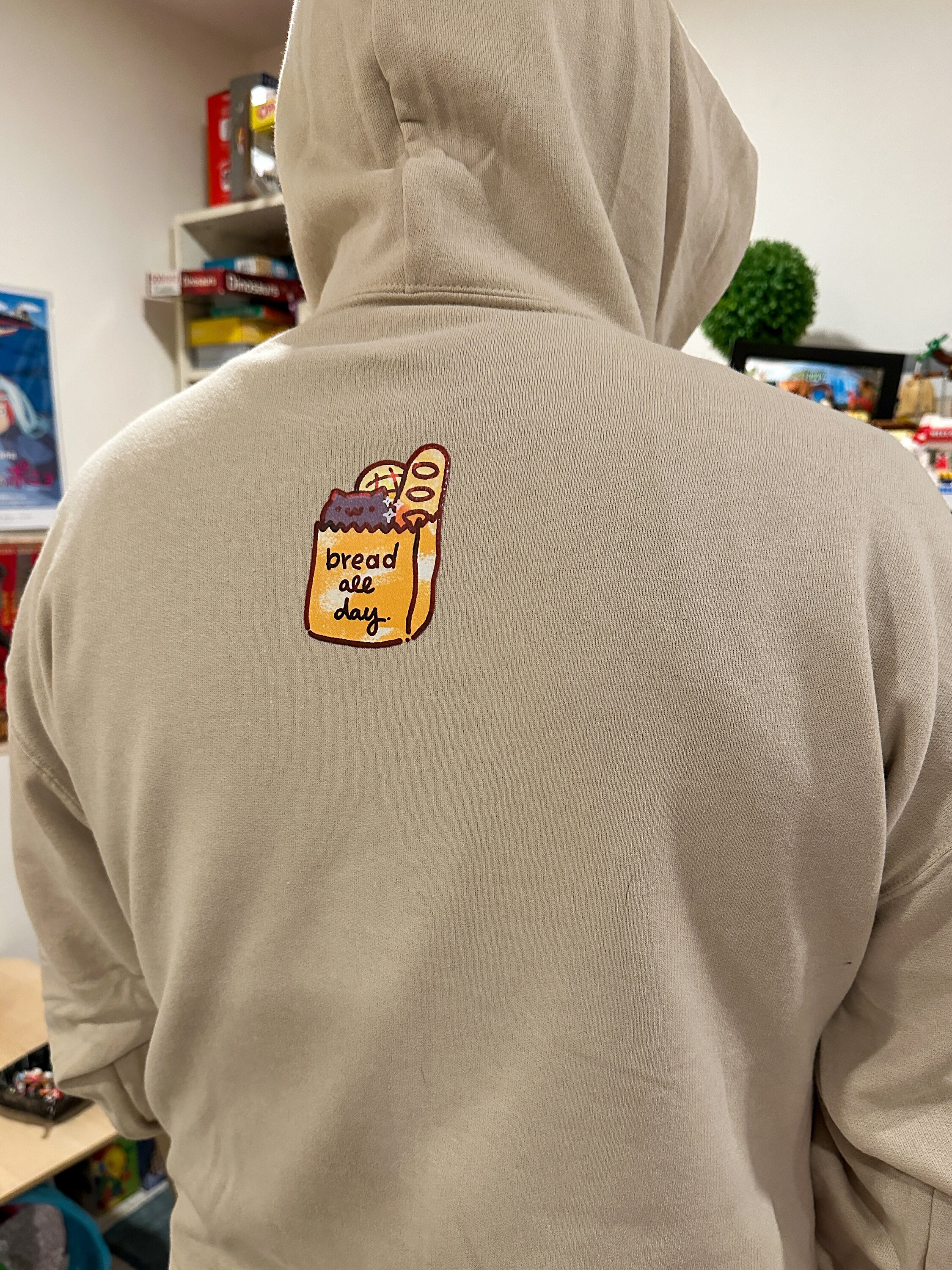 Cute Bread Cat Sweater | Kawaii Hoodie | Bread Aesthetic Apparel ...