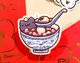 Chinese Take-out Box Sticker Chinese Food Sticker, Asian Food Sticker ...