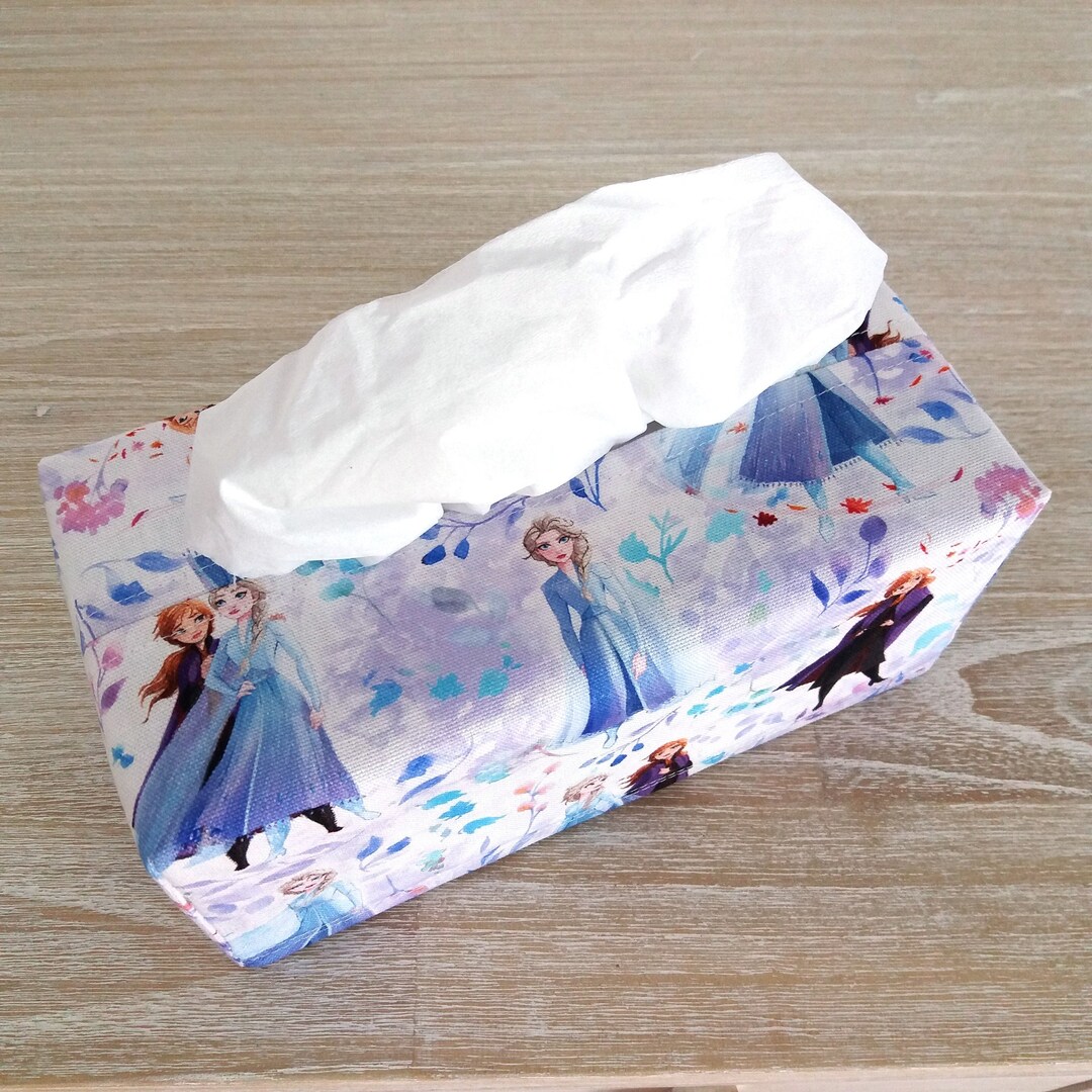 Fabric Tissue Box Cover With Elsa, Girl Room Decoration Idea - Etsy